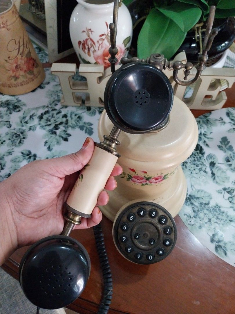 Antique Vintage Telephone, Furniture & Home Living, Home Decor, Other ...