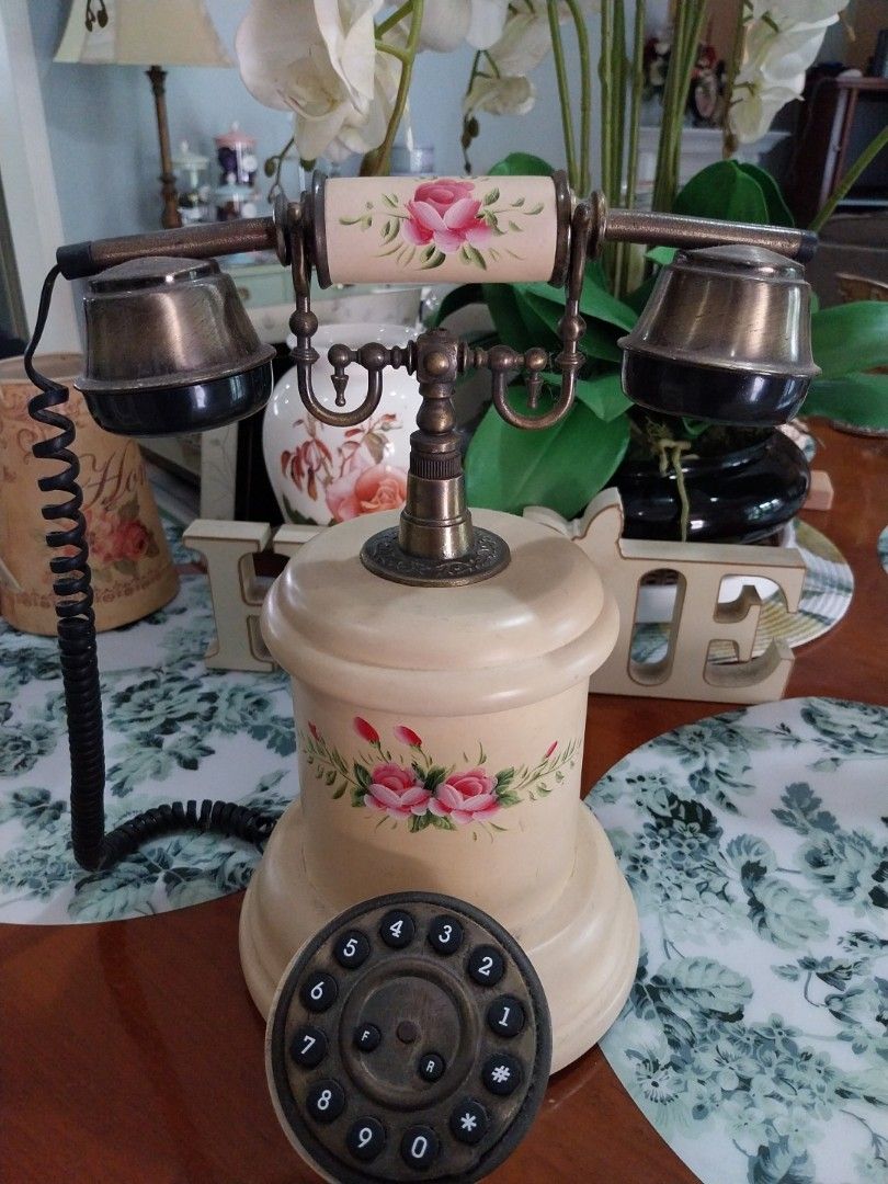 Antique Vintage Telephone, Furniture & Home Living, Home Decor, Other ...