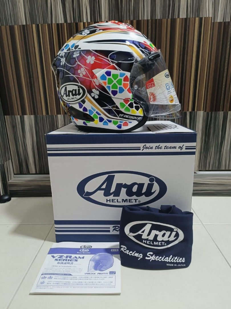 Arai VZ Ram Nakagami GP2, Motorcycles, Motorcycle Accessories on Carousell