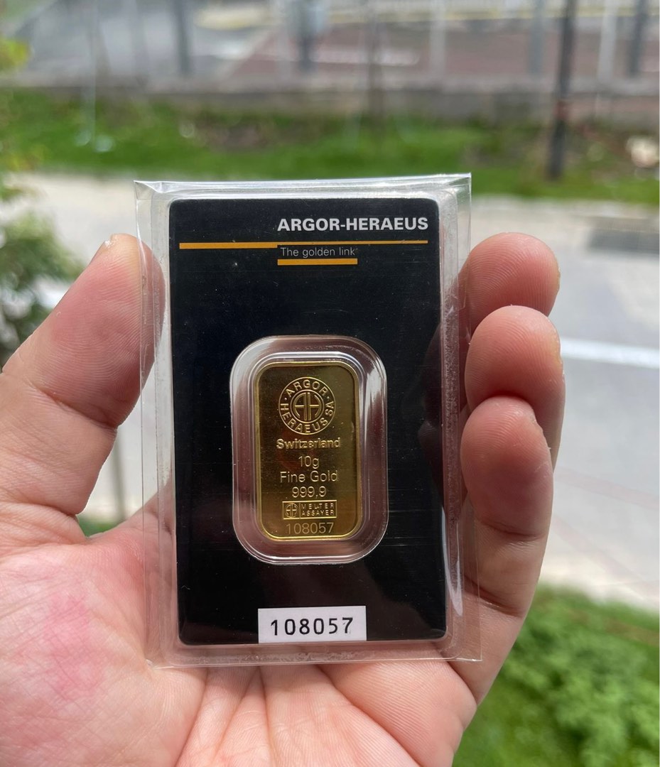 Argor Heraeus Gold Kinebar 10g, Hobbies & Toys, Memorabilia ...