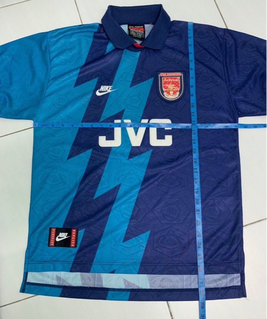 Arsenal FC 1995-96 Away soccer/football jersey/kit rare/retro/vintage ...