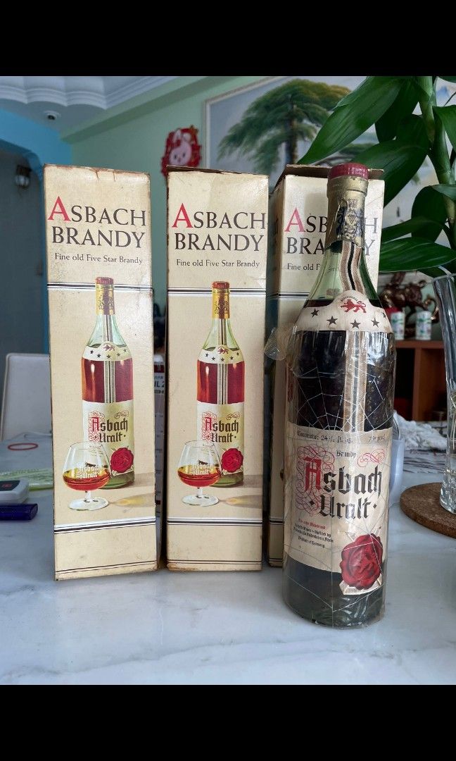 ASBACH BRANDY 750ML, Food & Drinks, Alcoholic Beverages on Carousell