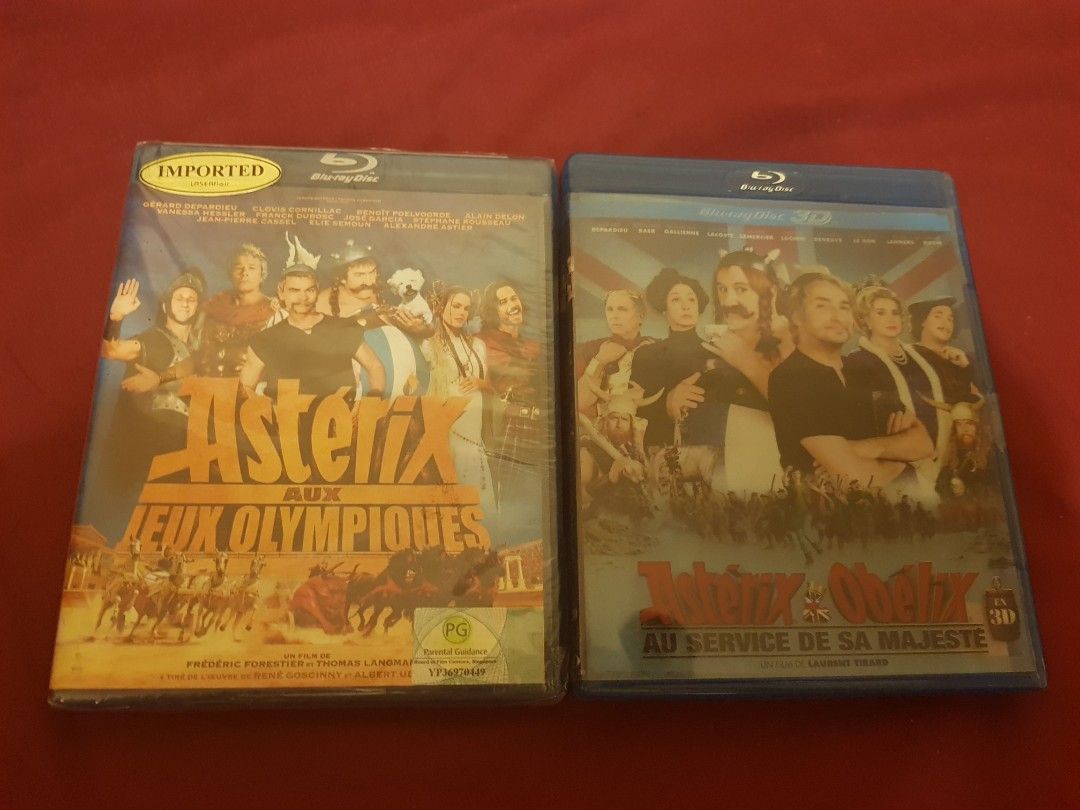 Asterix & Obelix Region A And 3D 1st Press Blu-Ray Set, Hobbies & Toys ...