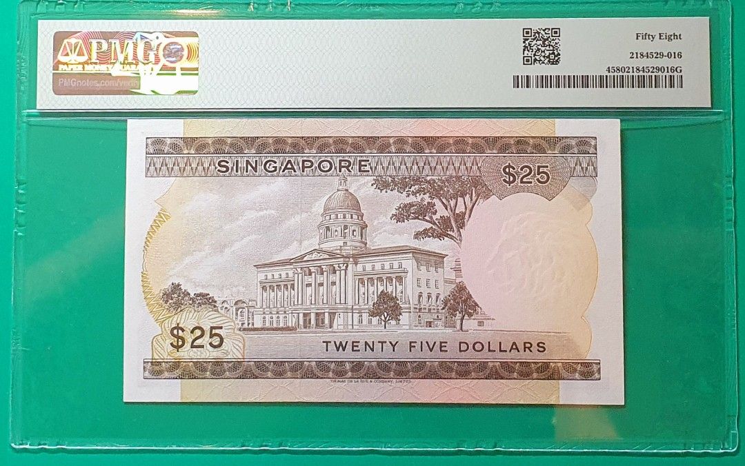 AUNC Orchid Series $25 note. Newly Graded PMG 58, Hobbies & Toys ...