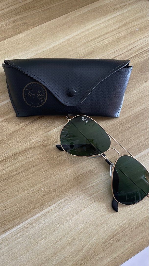 AUTHENTIC RAYBAN: AVIATOR CLASSIC, Men's Fashion, Watches & Accessories ...