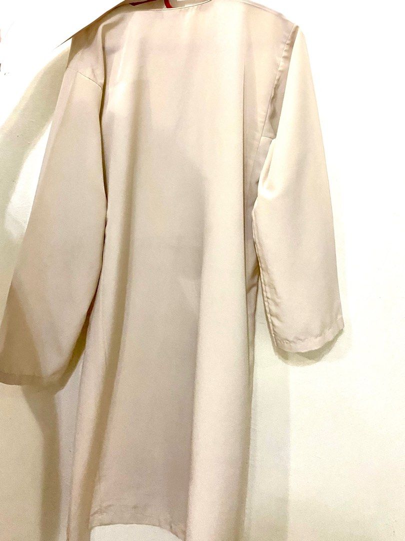 Baju kurung beige coklat rasmi MRSM set with kain skirt sekolah ...