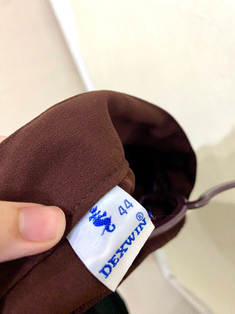 Baju kurung beige coklat rasmi MRSM set with kain skirt sekolah ...