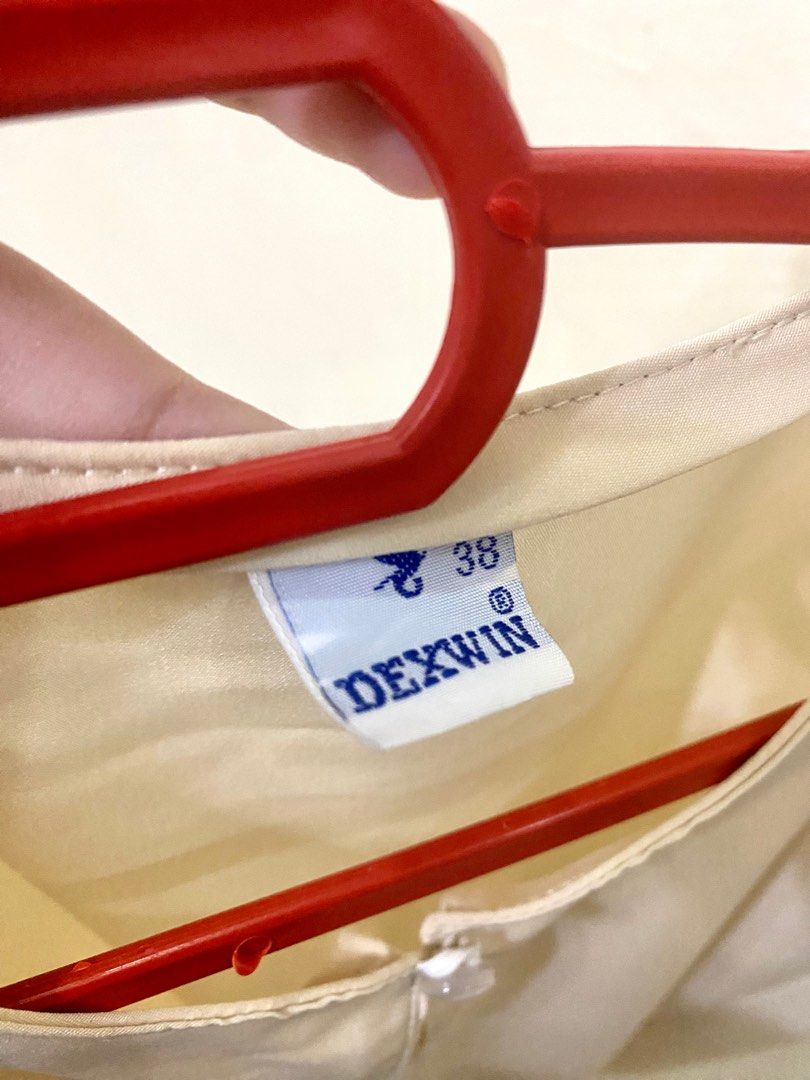 Baju kurung beige coklat rasmi MRSM set with kain skirt sekolah ...