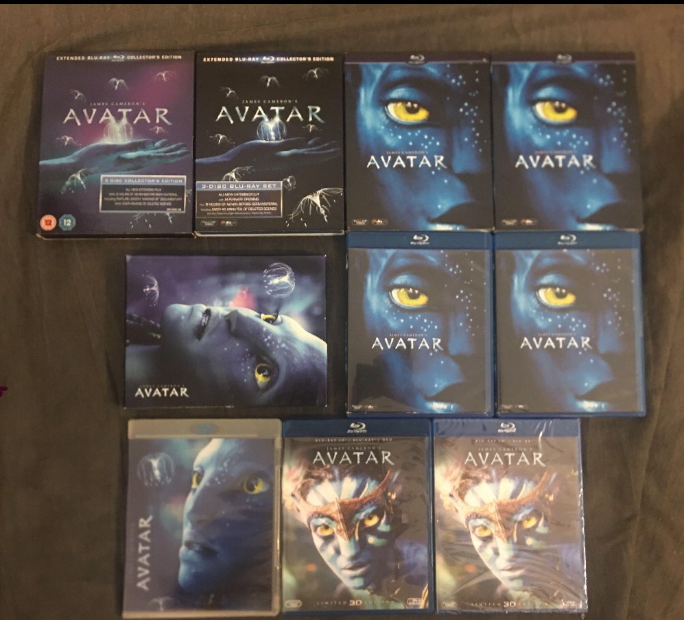 Biggest Box Office AVATAR (2009) Blu-Ray Collection 3D/Extended ...