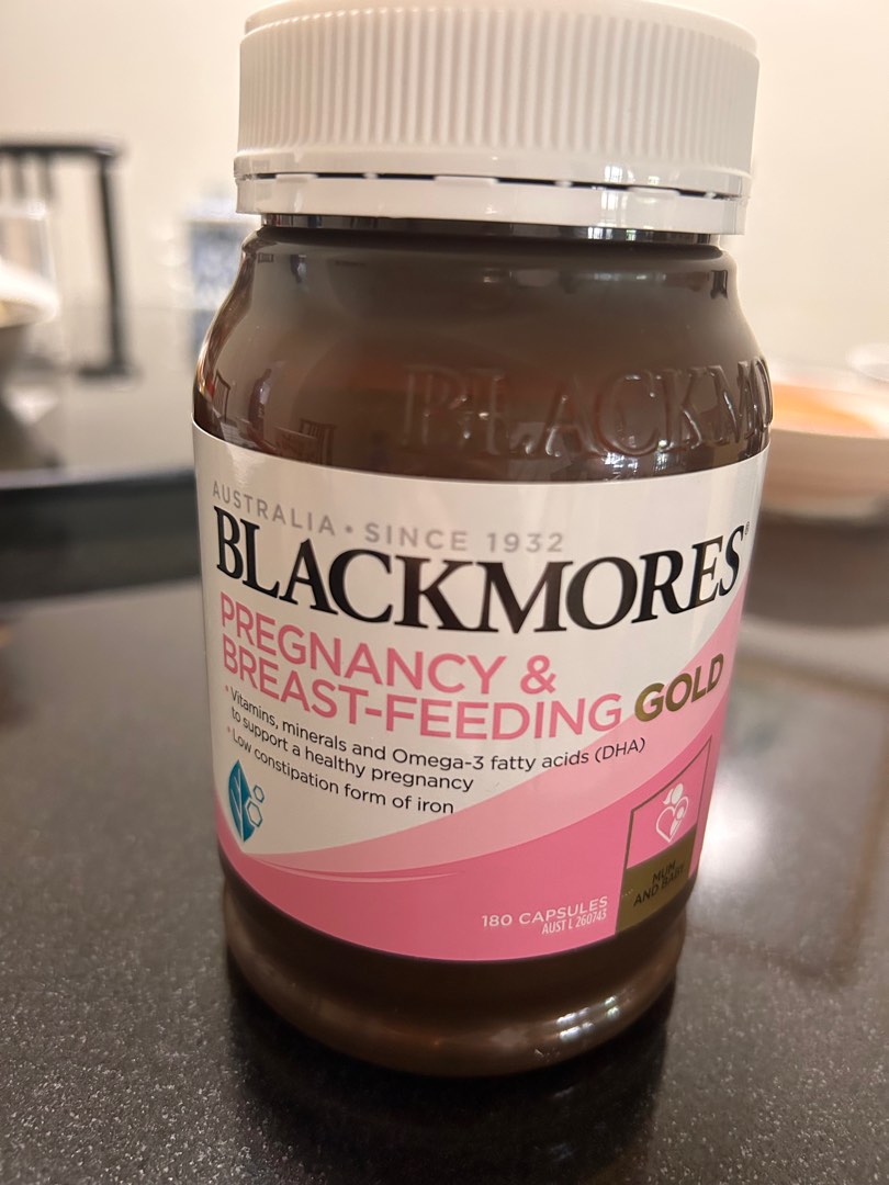 Blackmores Pregnancy and Breastfeeding Advanced Gold, Health ...