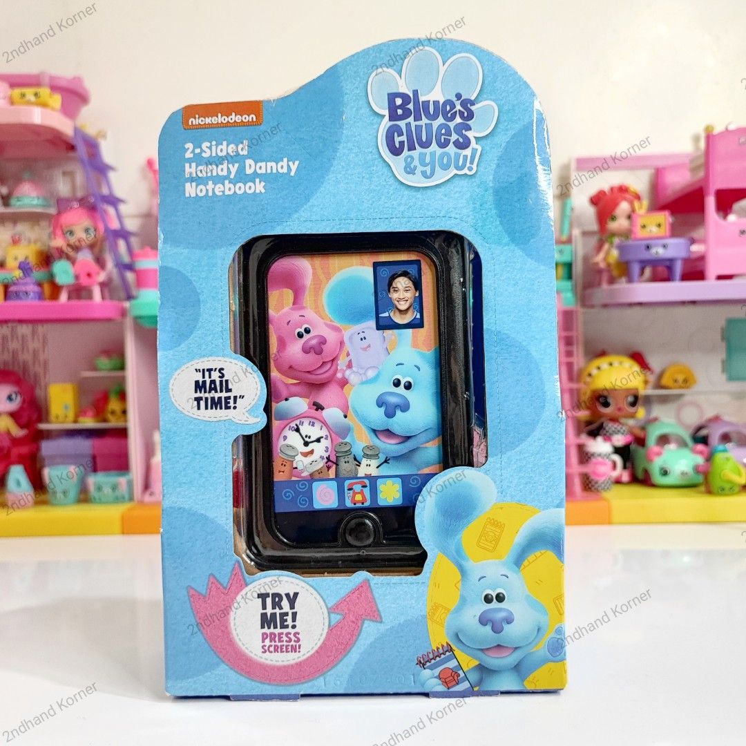 Blues Clues 2 sided Handy Dandy Notebook on Carousell