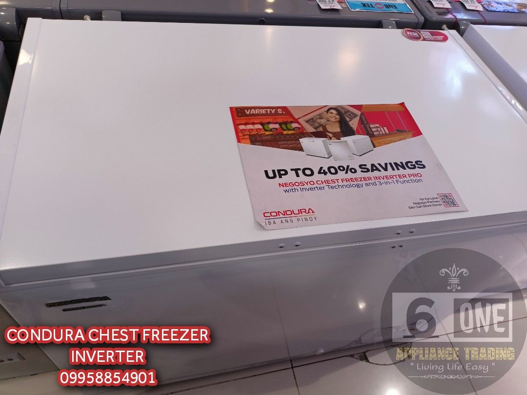 BRAND NEW CONDURA CHEST FREEZER INVERTER SERIES, TV & Home Appliances ...