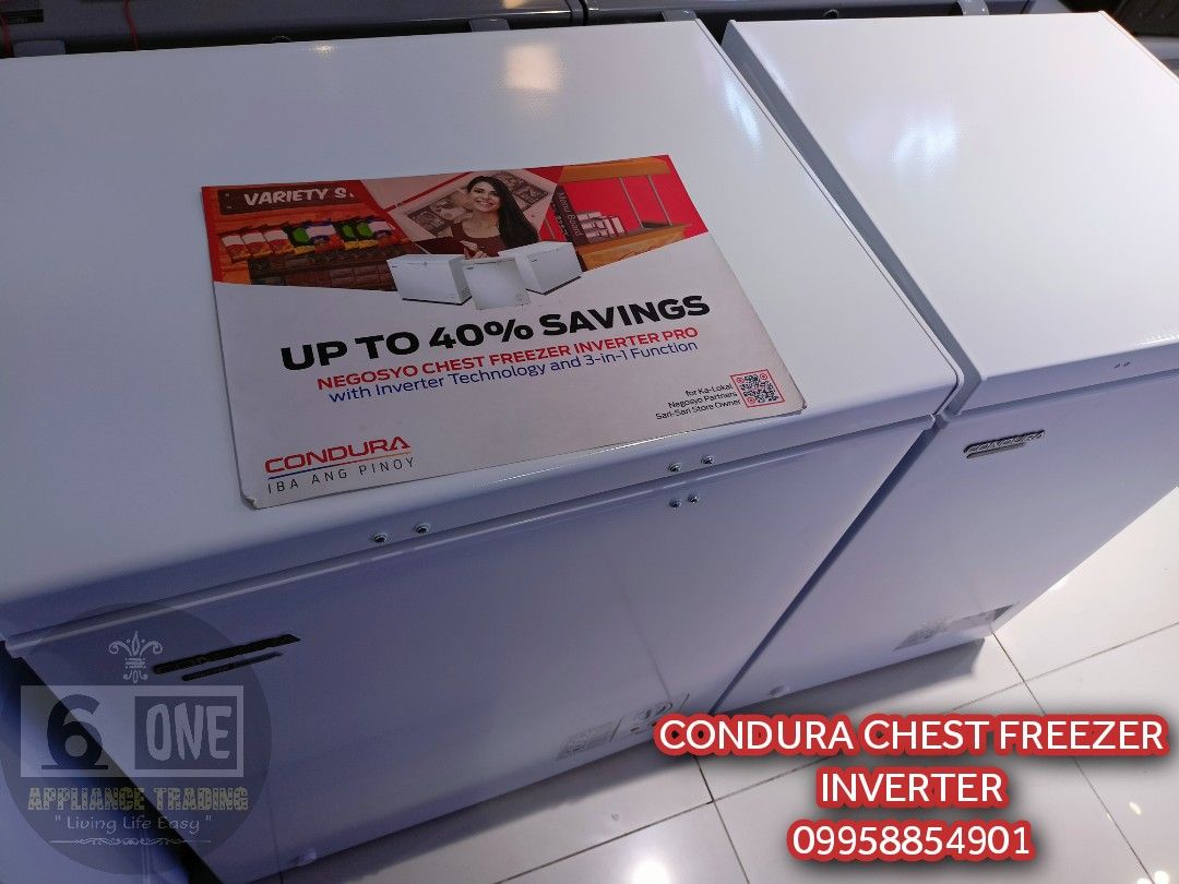 BRAND NEW CONDURA CHEST FREEZER INVERTER SERIES, TV & Home Appliances ...