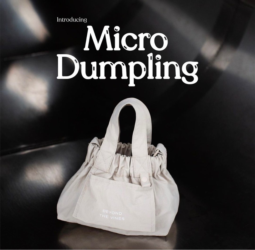 BTV Micro Dumpling Bag (Cream), Women's Fashion, Bags & Wallets, Cross ...