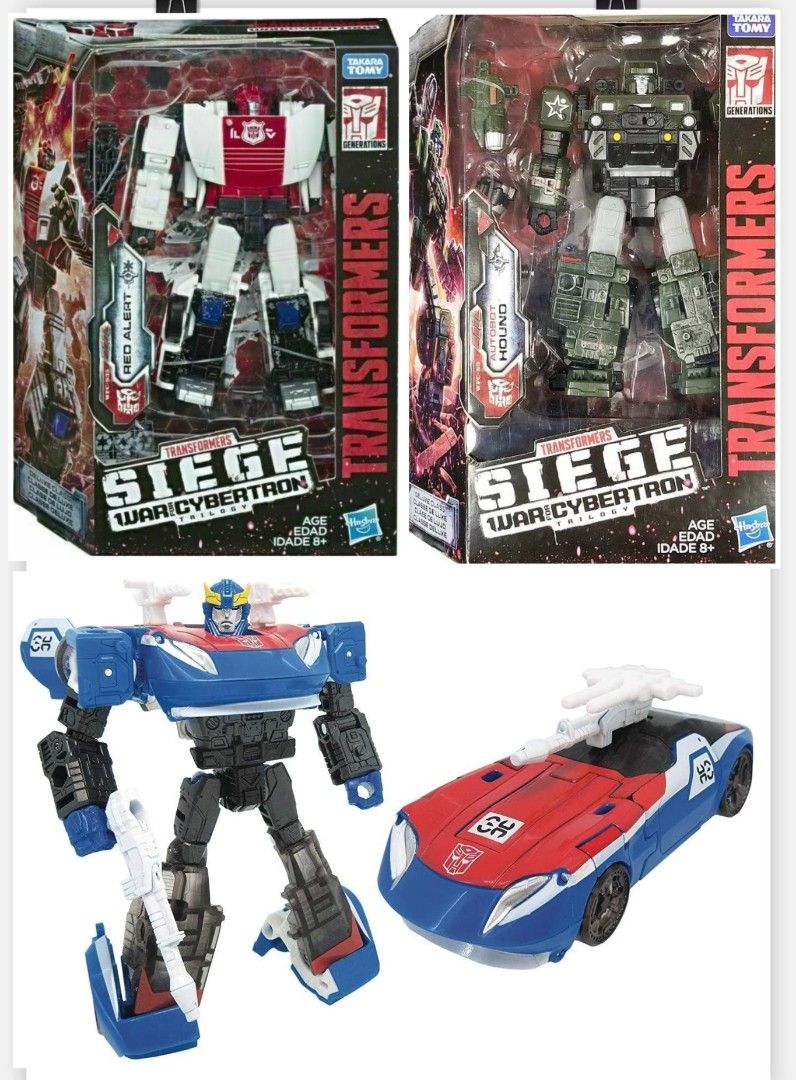 Bundle Sale! Transformers Siege Hound & Red Alert and Generation Select ...