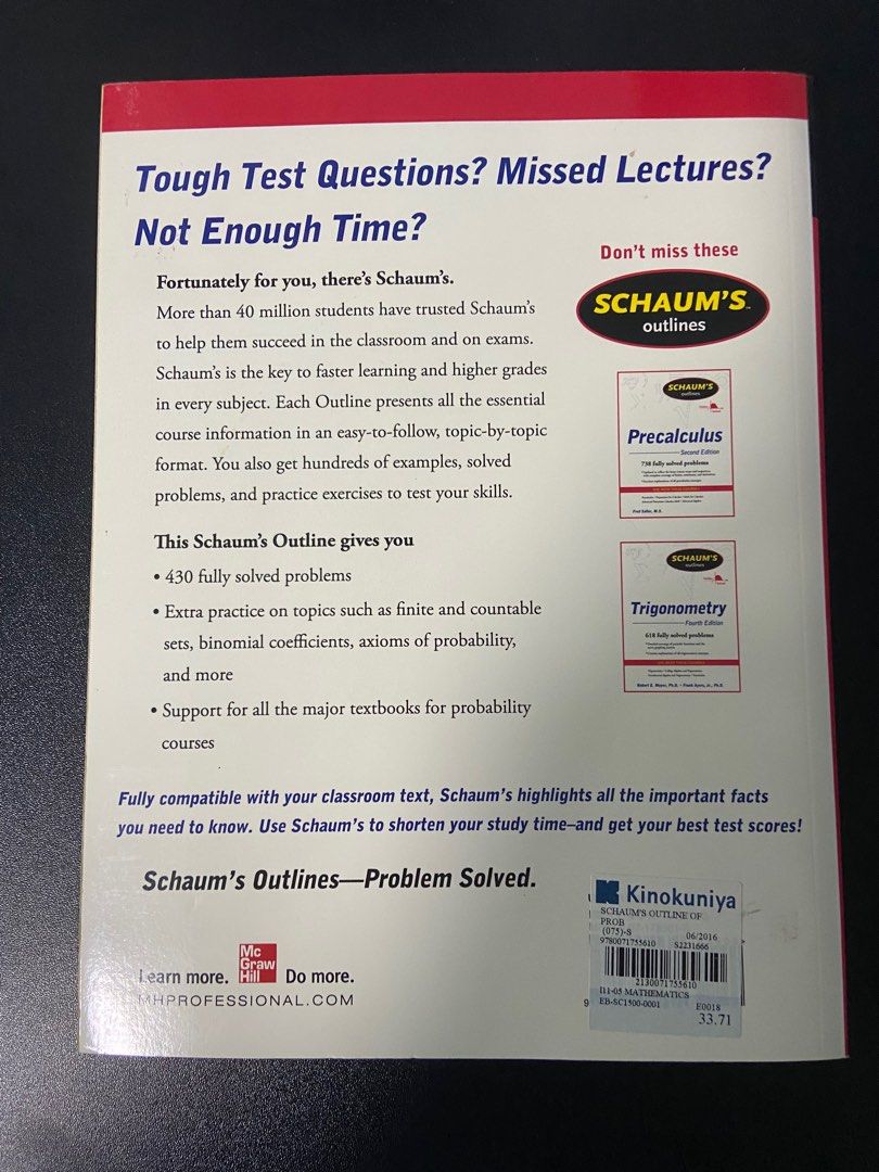 calculus essentials for dummies, alternative energy demystified, organic chemistry, probability ...