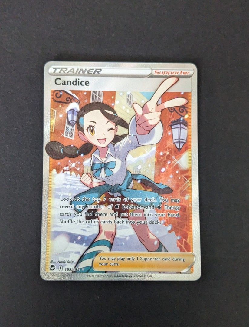 Candice FA Trainer Silver Tempest Pokemon Card Tcg, Hobbies & Toys ...