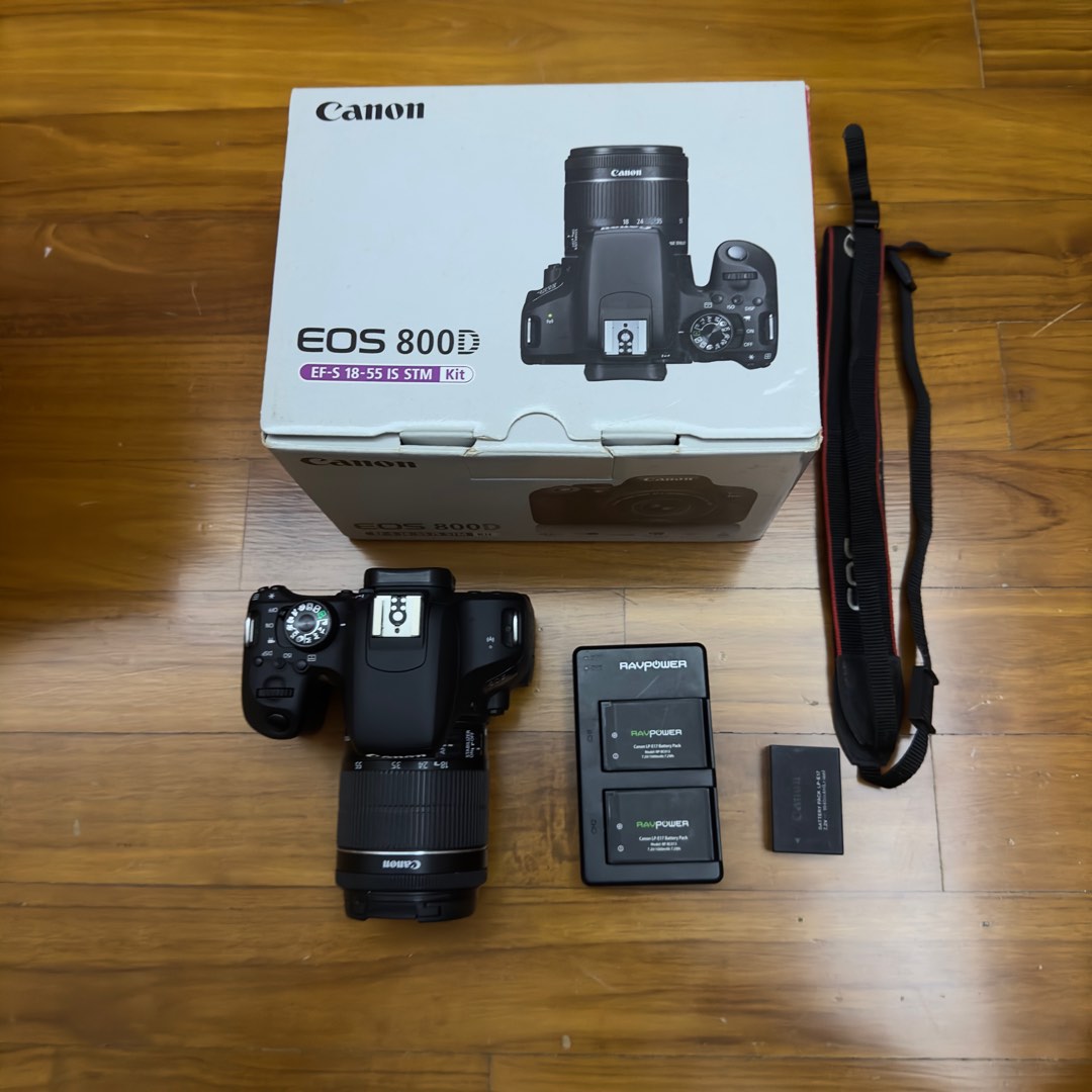 Canon EOS 800D w EF-S 18-55 IS STM KIT, Photography, Cameras on Carousell