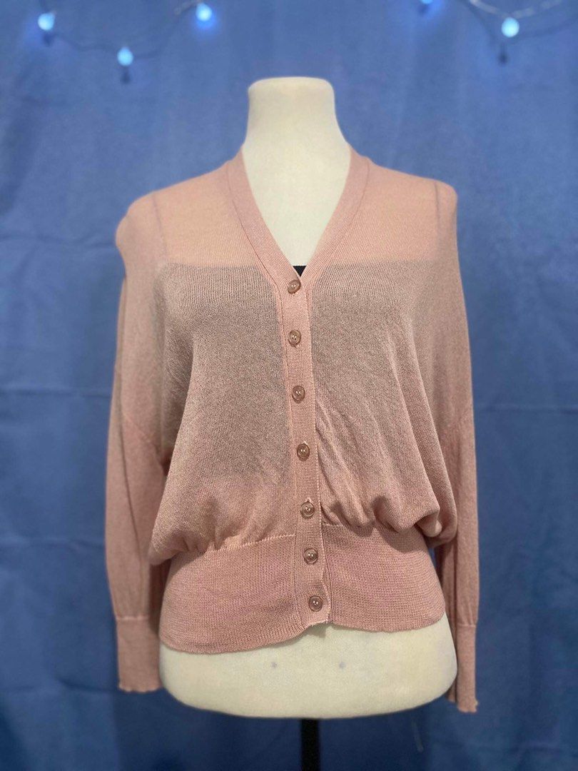 Cardigans Peach color, Women's Fashion, Coats, Jackets and Outerwear on ...