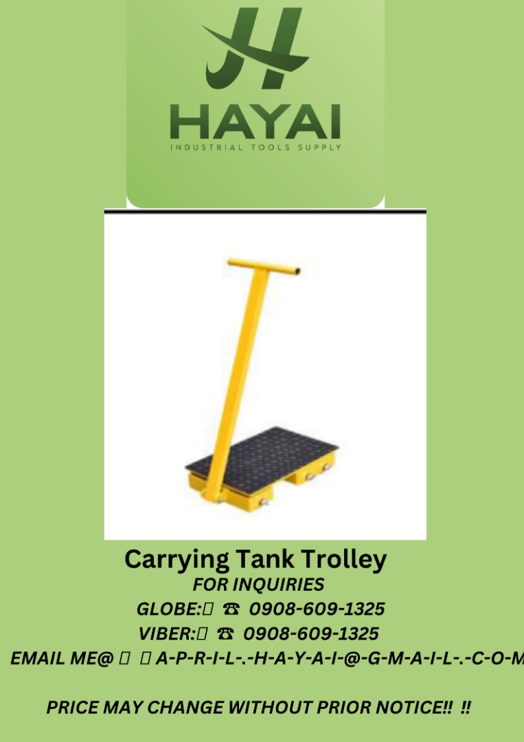 Carrying Tank Trolley, Commercial & Industrial, Construction Tools ...