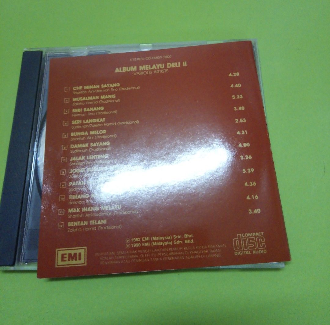 CD SHARIFAH AINI, SUDIRMAN, ZALEHA HAMID, HERMAN TINO : ALBUM MELAYU ...
