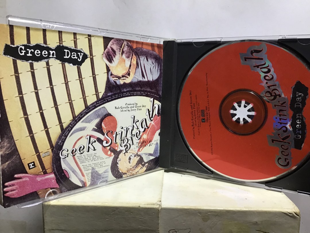CD SINGLE Green Day - Geek Stink Breath OOP PROMO PRESS Anubis Piring ...