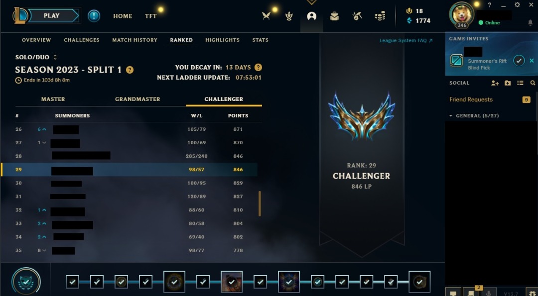 Challenger High MMR Account, Video Gaming, Video Games, Others on Carousell
