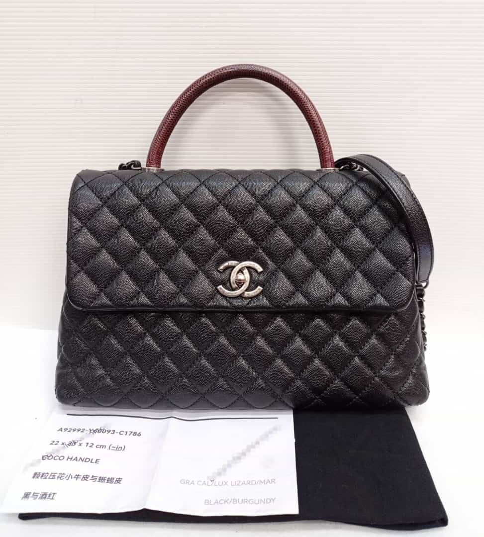 Chanel Coco Handle, Barang Mewah, Tas & Dompet di Carousell