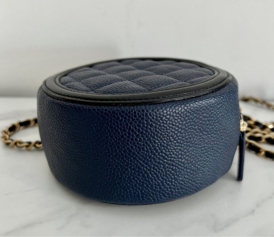 Chanel Round Clutch with Chain, Luxury, Bags & Wallets on Carousell