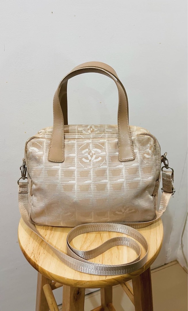 Chanel traveline two-way bag, Luxury, Bags & Wallets on Carousell