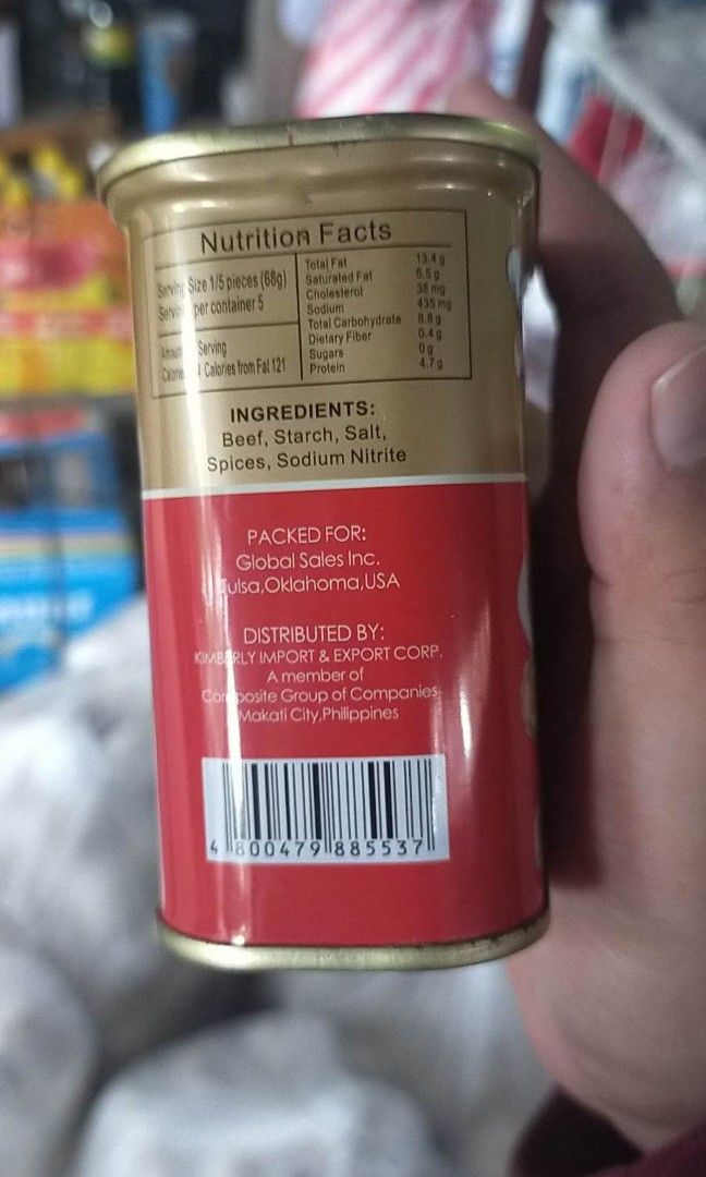 CHEF'S CHOICE CORNED BEEF 340G, Food & Drinks, Packaged & Instant Food ...