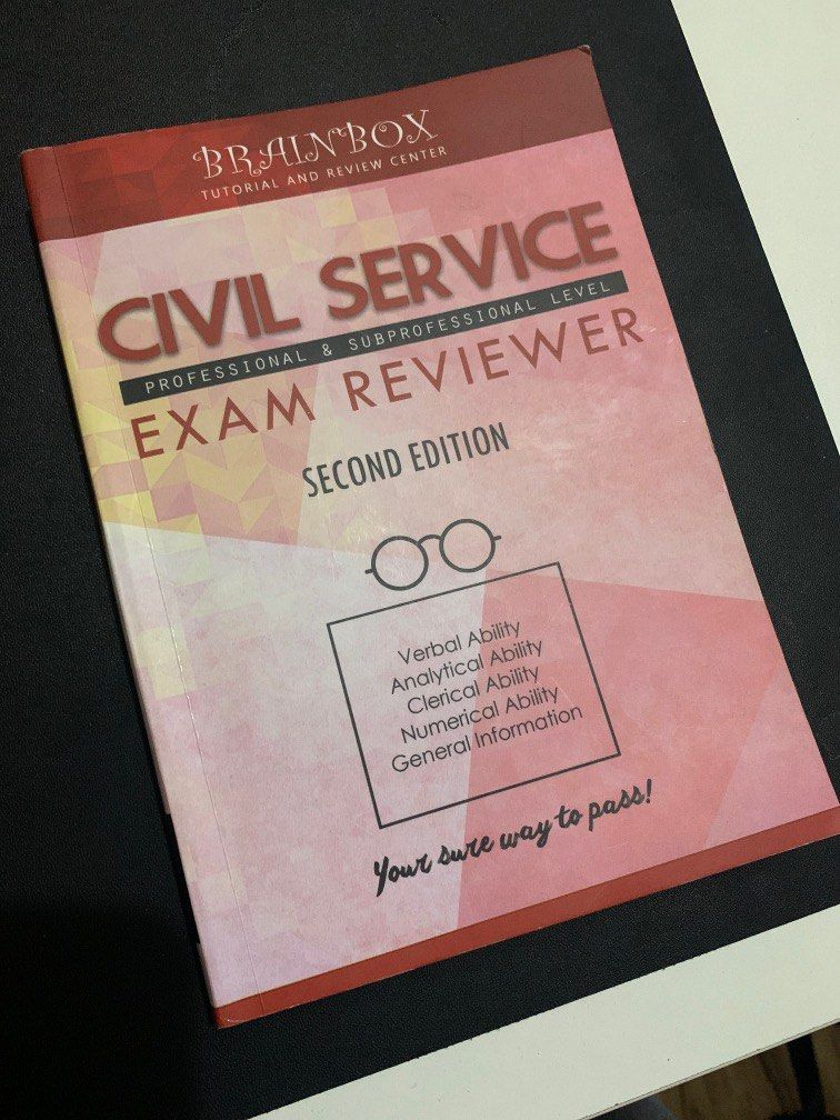 Civil Service Reviewer, Hobbies & Toys, Books & Magazines, Textbooks on ...