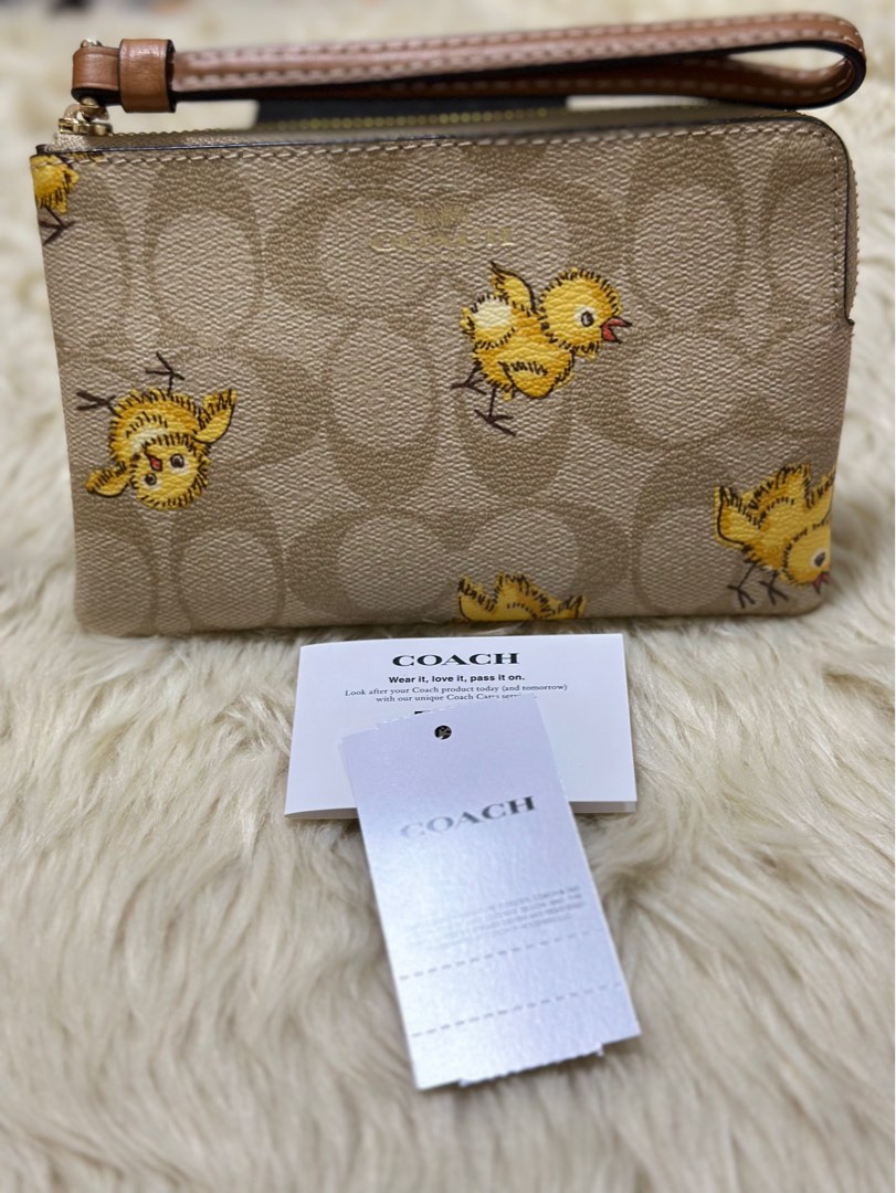 Coach Wrislet in Signature Canvas with Tossed Chick Print, Women's ...