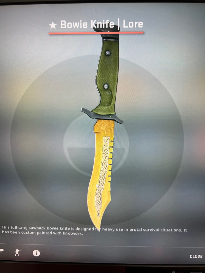 Csgo Bowie knife lore FT, Video Gaming, Gaming Accessories, In-Game ... Csgo Bowie knife lore FT, Video Gaming, Gaming Accessories, In-Game ...