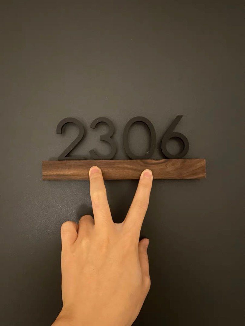 Customised Unit Sign Customised door sign/unit number signage ...