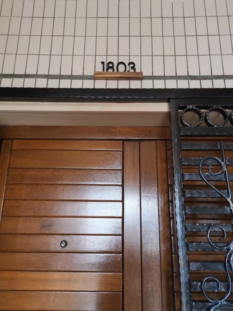 Customised Unit Sign Customised door sign/unit number signage ...