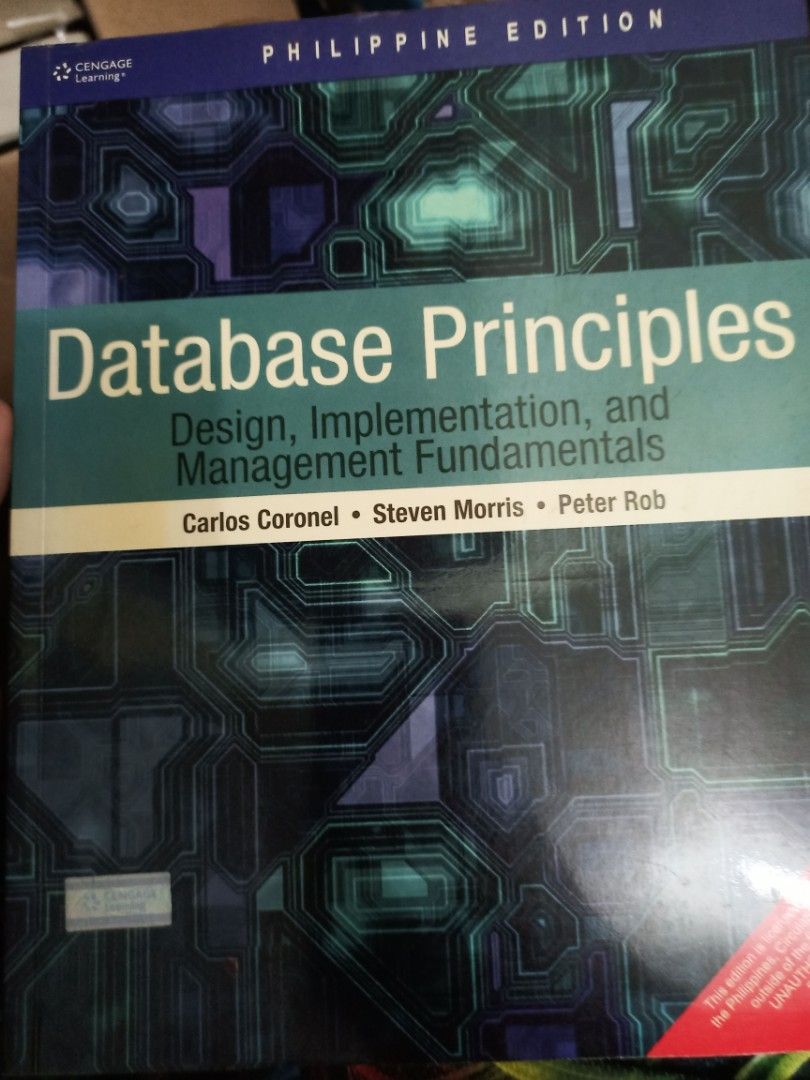Database Principles Hobbies And Toys Books And Magazines Textbooks On Carousell