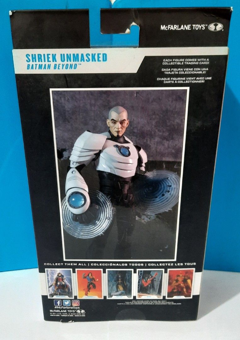 DC Multiverse Shriek Unmasked Batman Beyond Mcfarlane Toys Action ...