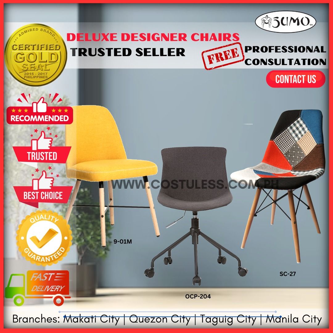Deluxe Designer Chairs, Accent Chair, Plastic Chair Wooden Legs ...