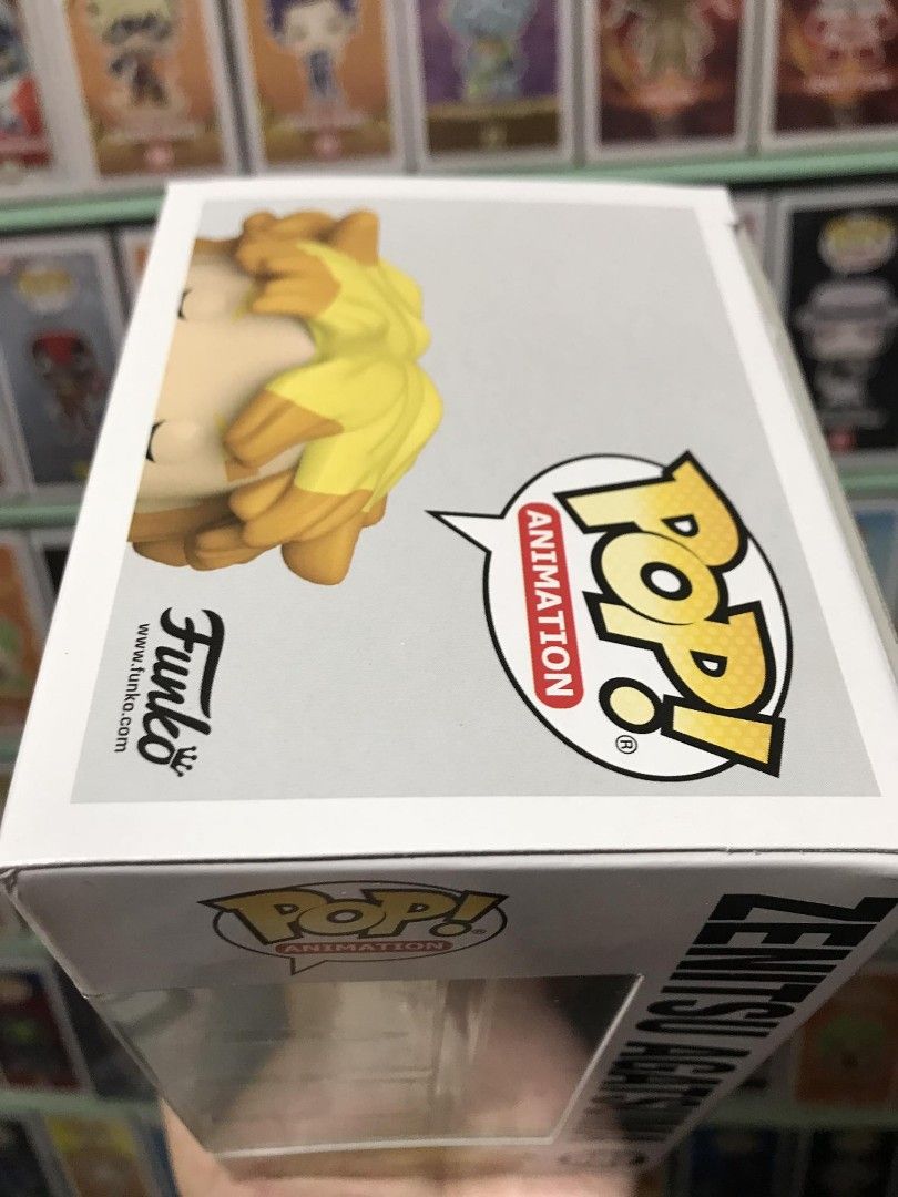 Demon slayer Zenitsu Agatsuma 2021 Funimation Funko pop on Carousell