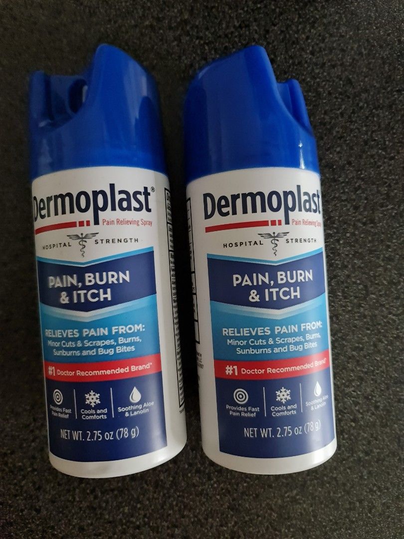 Dermoplast Pain Burn and Itch Relieving Spray, Beauty & Personal Care ...