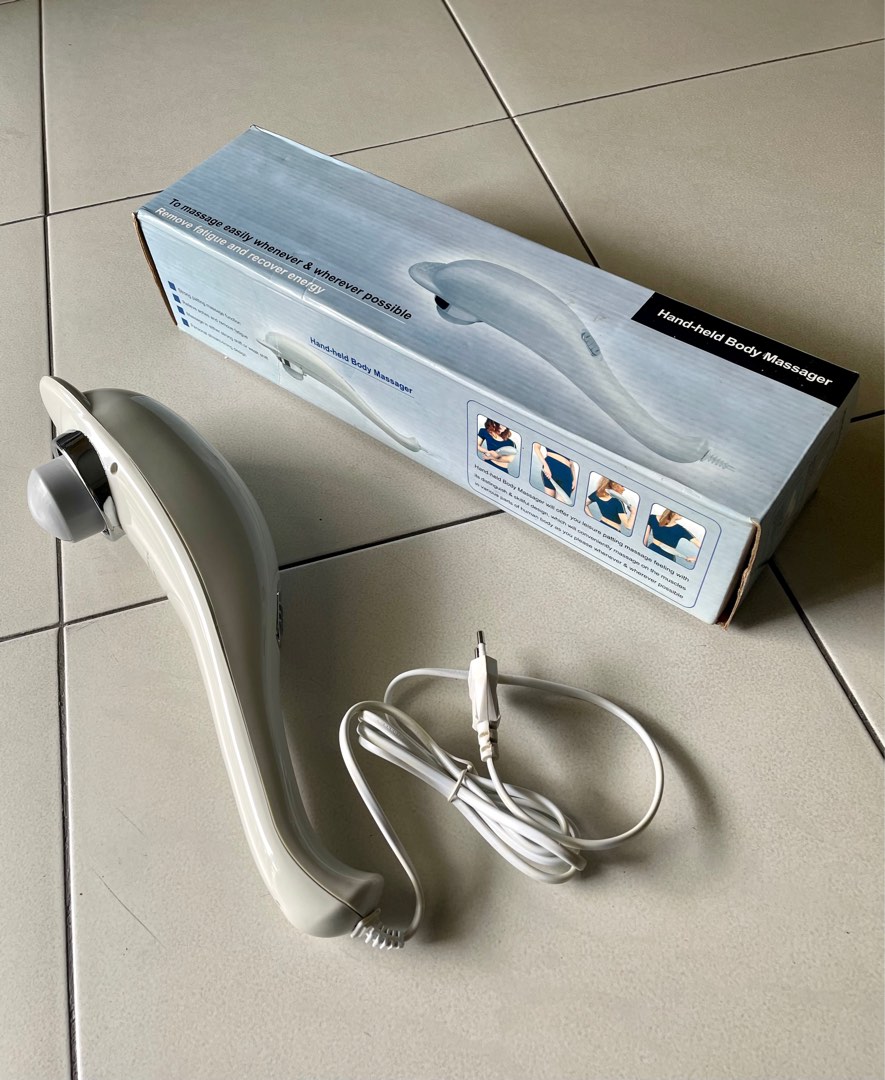 Dolphin hand held electric massager, Health & Nutrition, Massage ...