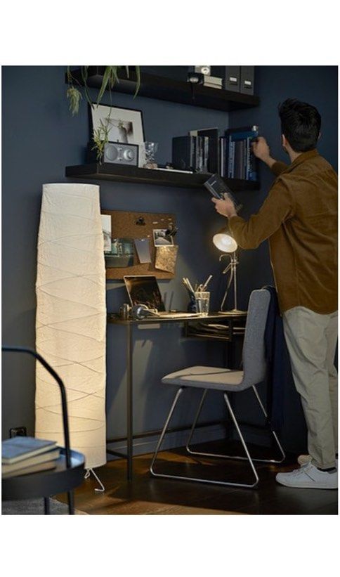 Dressing table, VITTSJO Laptop table Black-brown/glass 100x36 Malm ...