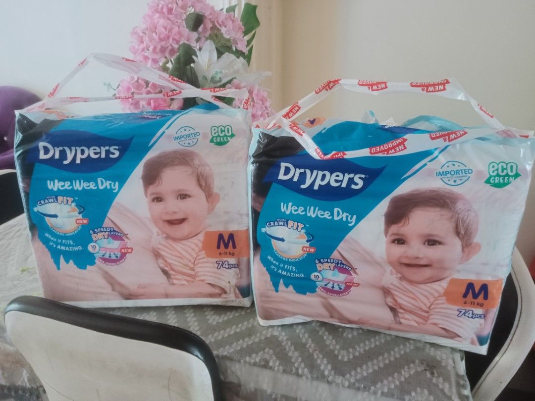 Drypers Wee Wee Dry, Babies & Kids, Bathing & Changing, Diapers & Baby ...