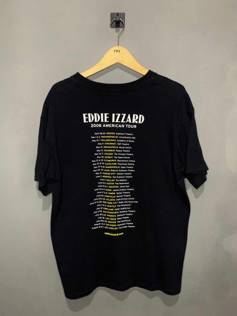 Eddie Izzard Tour America 2000's, Fesyen Pria, Pakaian , Atasan di ...