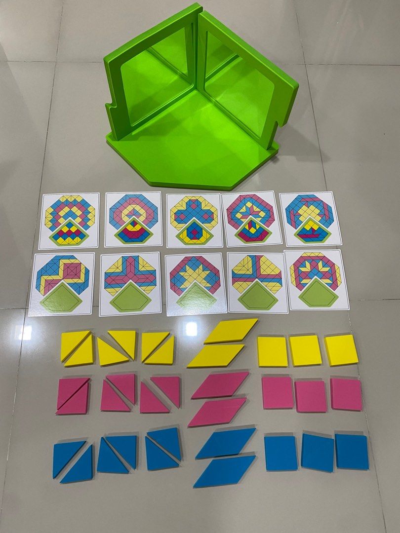 Edushape Magic Symmetry Puzzle - Learn Colours Shapes Reflection ...