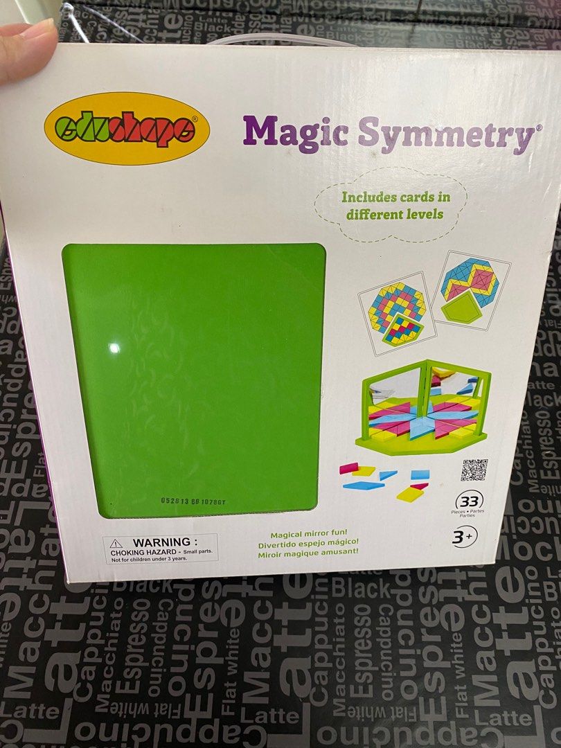 Edushape Magic Symmetry Puzzle - Learn Colours Shapes Reflection Symmetry, Hobbies & Toys, Toys ...