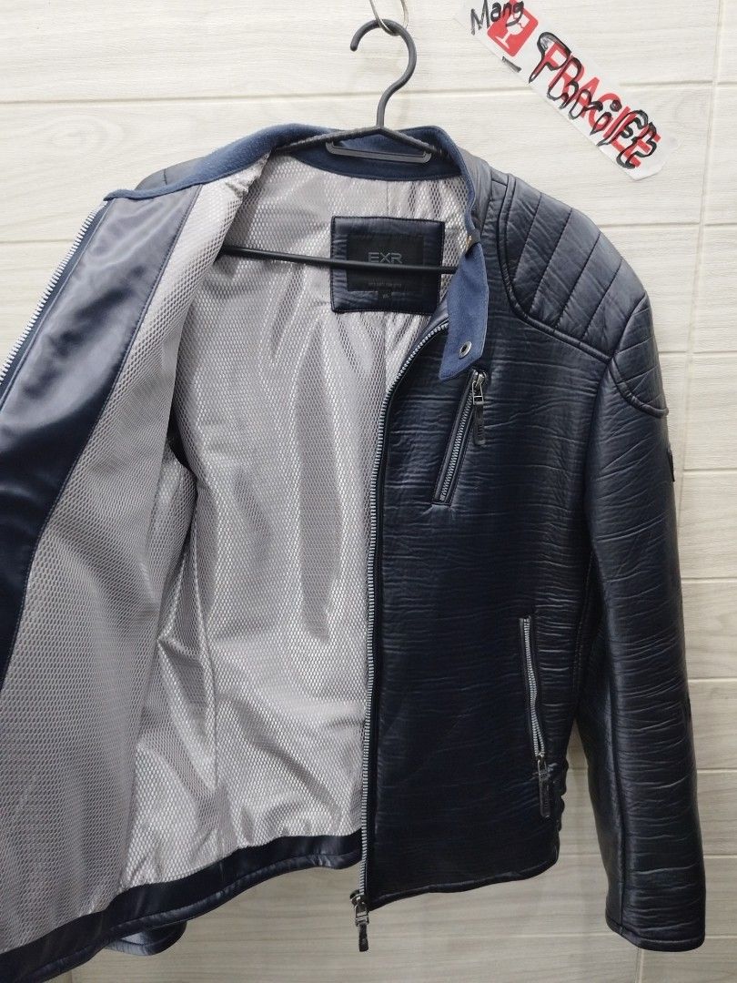 EXR BIKER JACKET, Men's Fashion, Coats, Jackets and Outerwear on Carousell