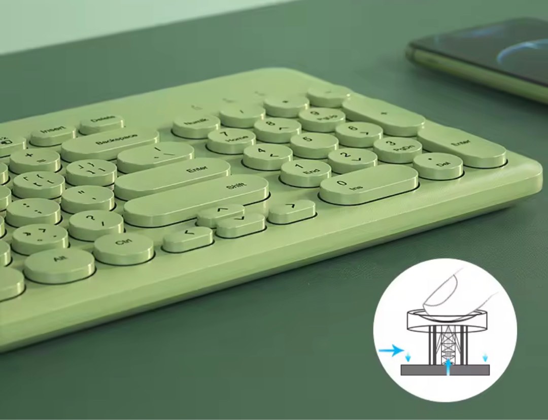 External wireless keyboard + mouse (midnight Green), Computers & Tech ...