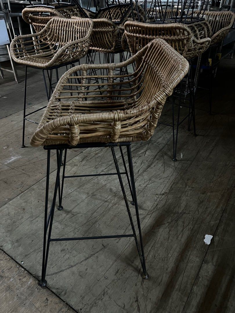 F&B Restaurant / Cafe / Bistro High Bar Chair (Indoor/ Outdoor ...